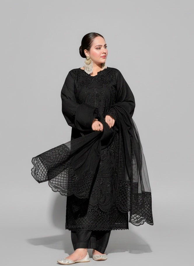 Black Shanzay 3pc – GULBAN
